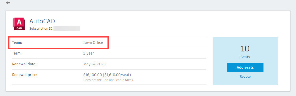 Manage subscriptions for your account | Autodesk